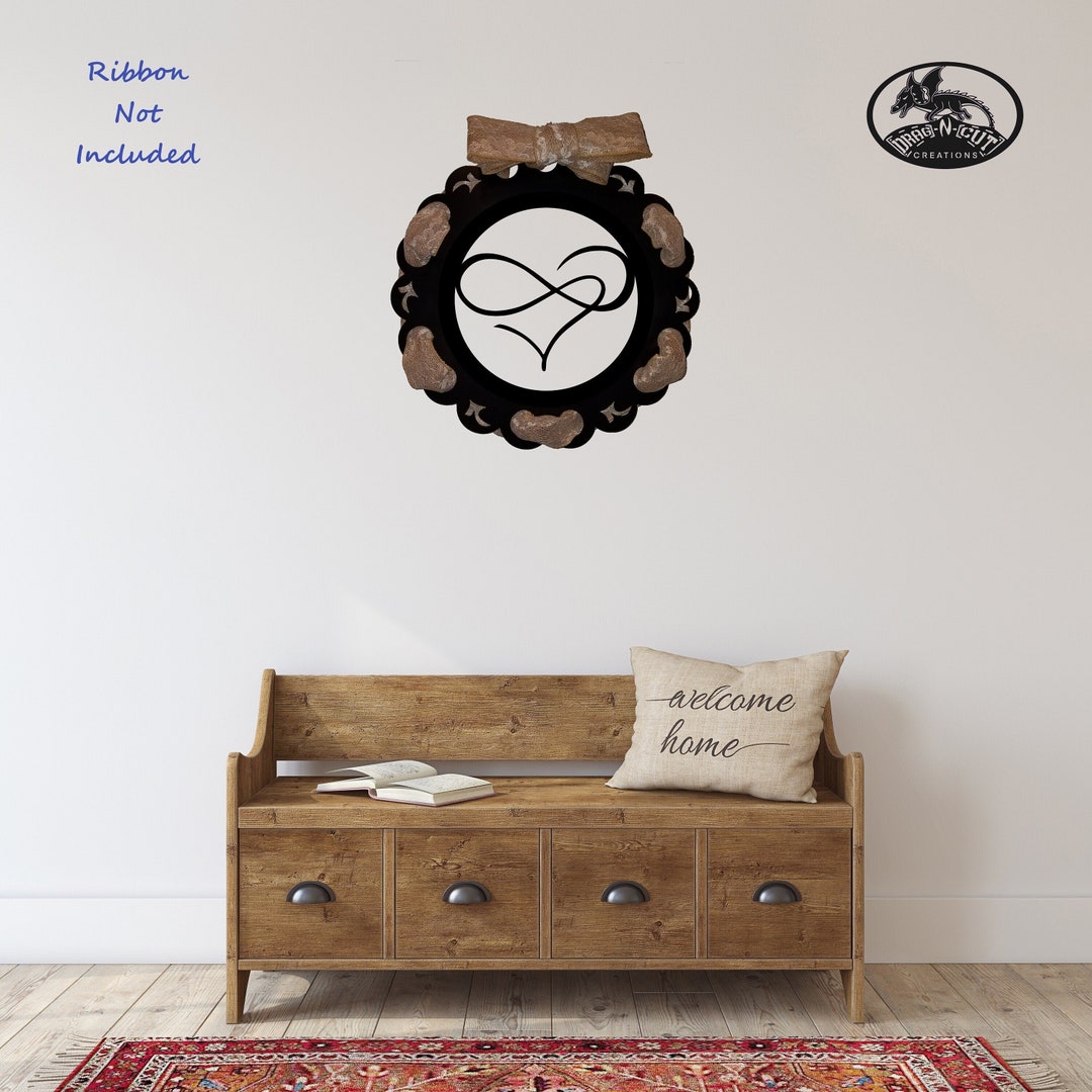 Infinity[18" Interchangeable Wreath With Magnetic 13" Center Ring[solid ...