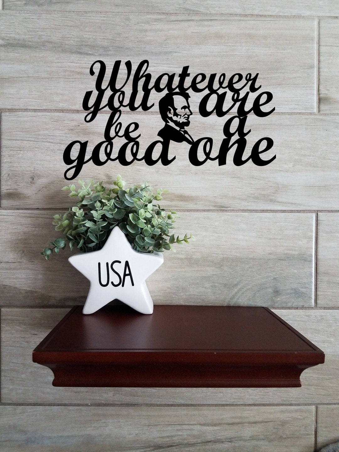 Metal Wall Art, Honest Abe Abraham Lincoln, Classroom Quote Positive ...