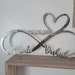 Personalized Metal Infinity Symbol Handcrafted Wall Art, Name, Date ...