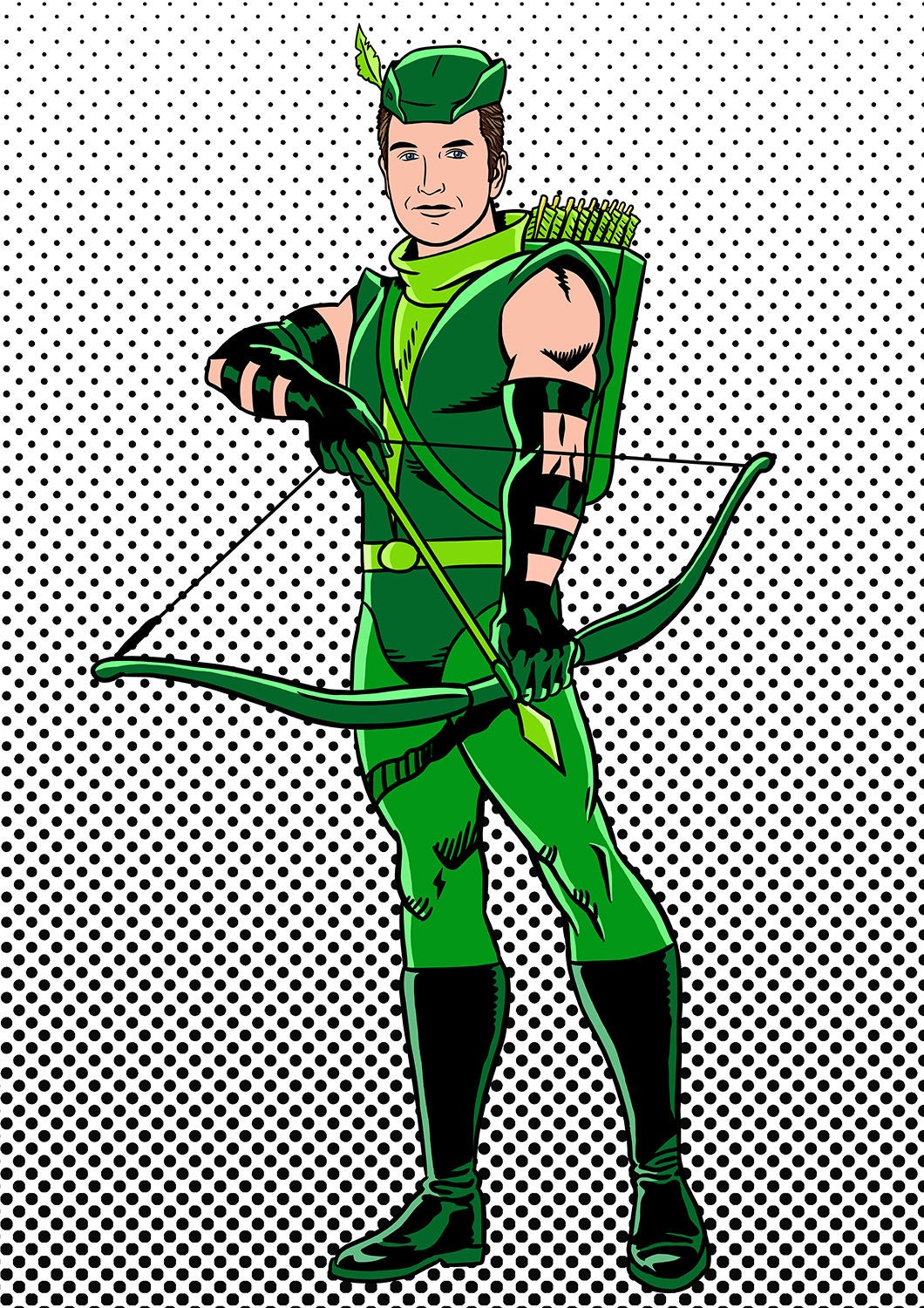 Super Heroes Portrait in the POP ART Style Employees as | Etsy