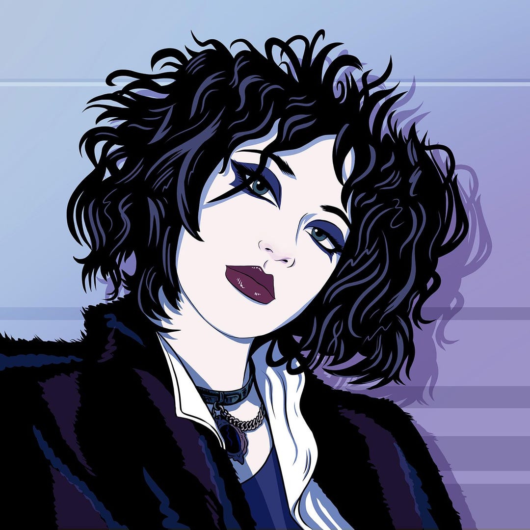 Your Portrait In The Patrick Nagel Style Custom Portrait Custom Your Portrait In The Patrick Nagel Style Custom Portrait Custom