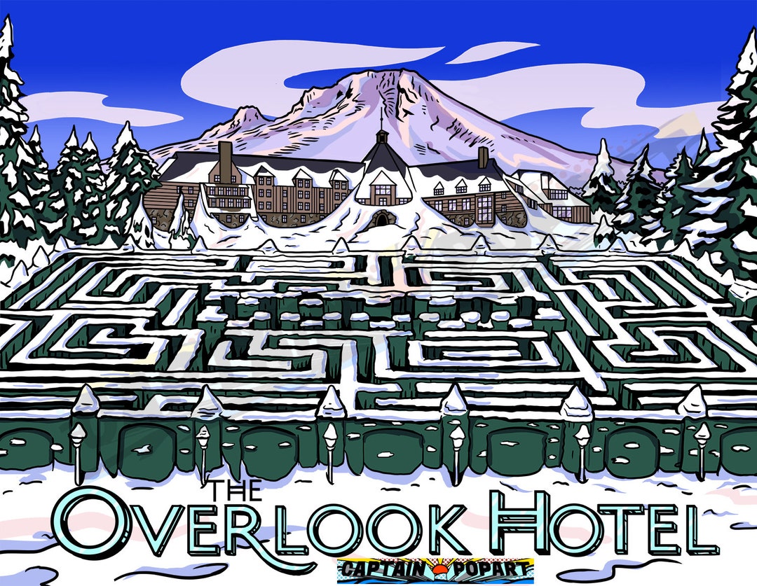 Large Digital Art Print: the Overlook Hotel From "the Shining" Movie ...