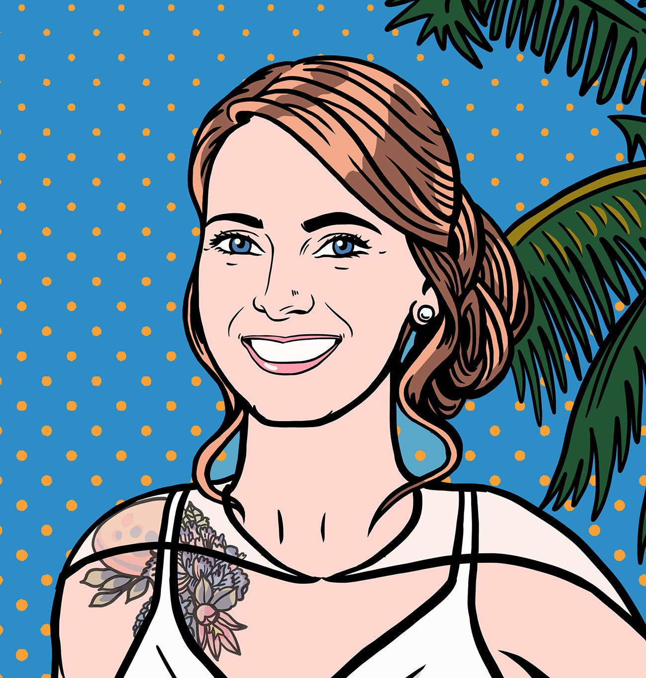 Custom Anniversary Gift Full Body POP ART Style Custom | Etsy