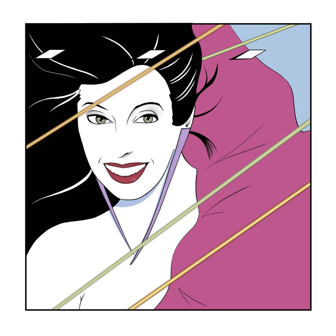 Nagel Style Custom Portrait / Custom Portrait & Custom Background / for ...