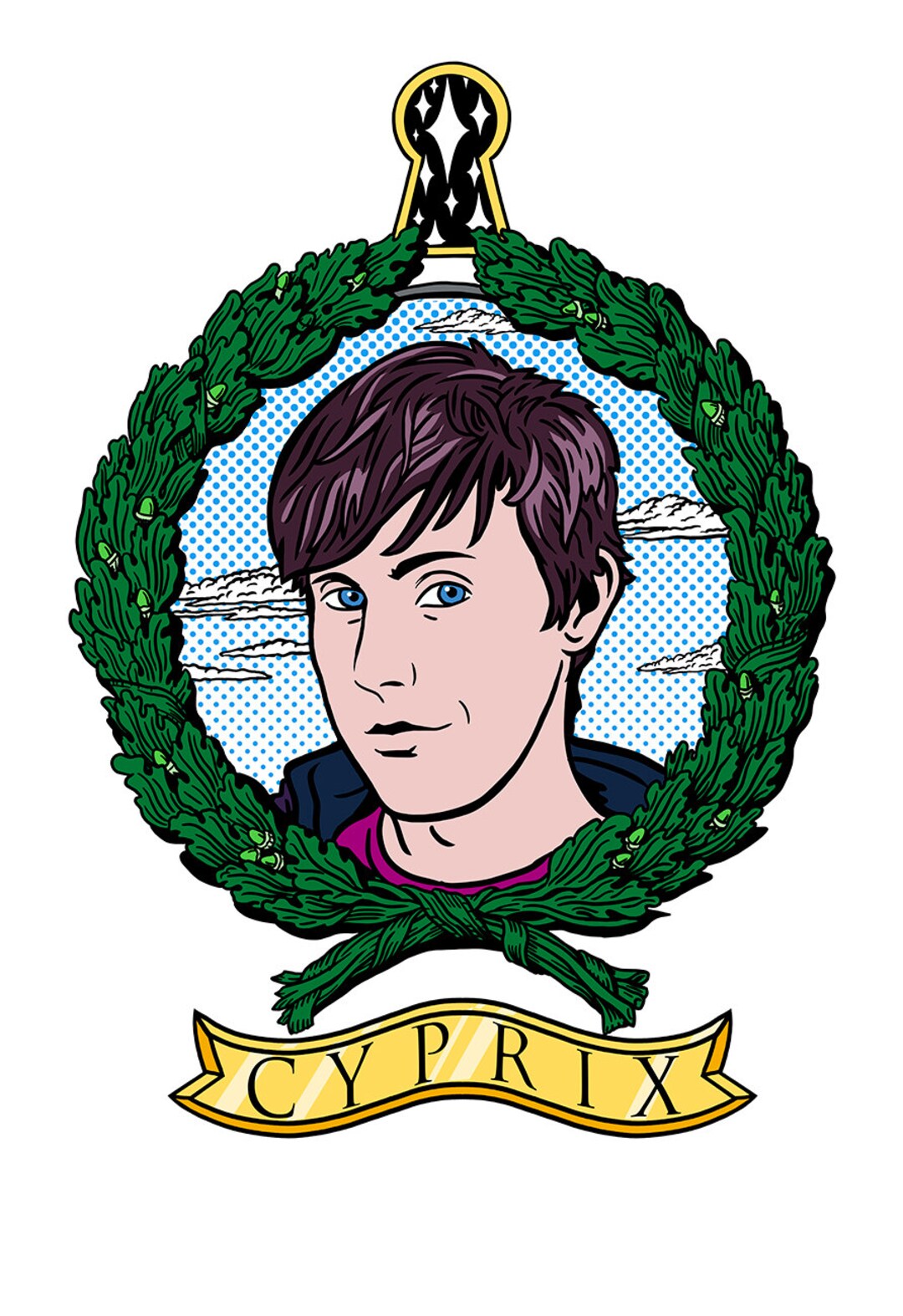 Custom Portrait in the POP ART Style / Personalized Social Media ...