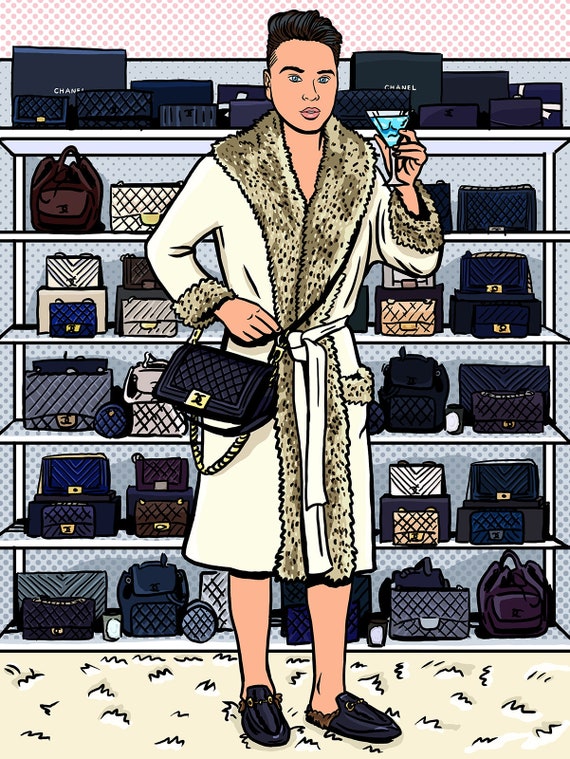 Personalized Full Body Pop Art Portrait With Extended - Etsy