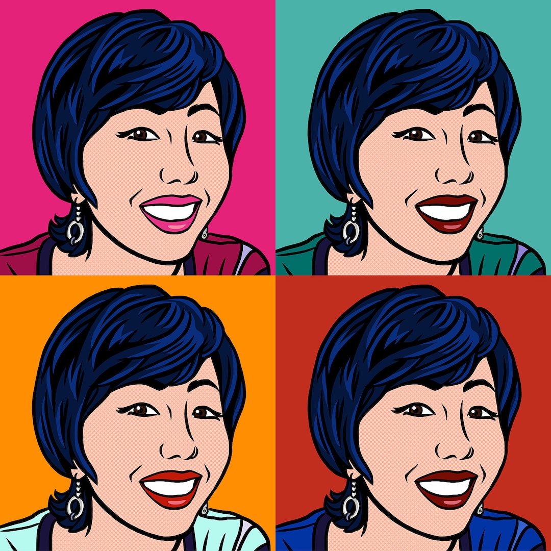 Custom POP ART Portrait , Andy Warhol Style, for Digital Use and ...