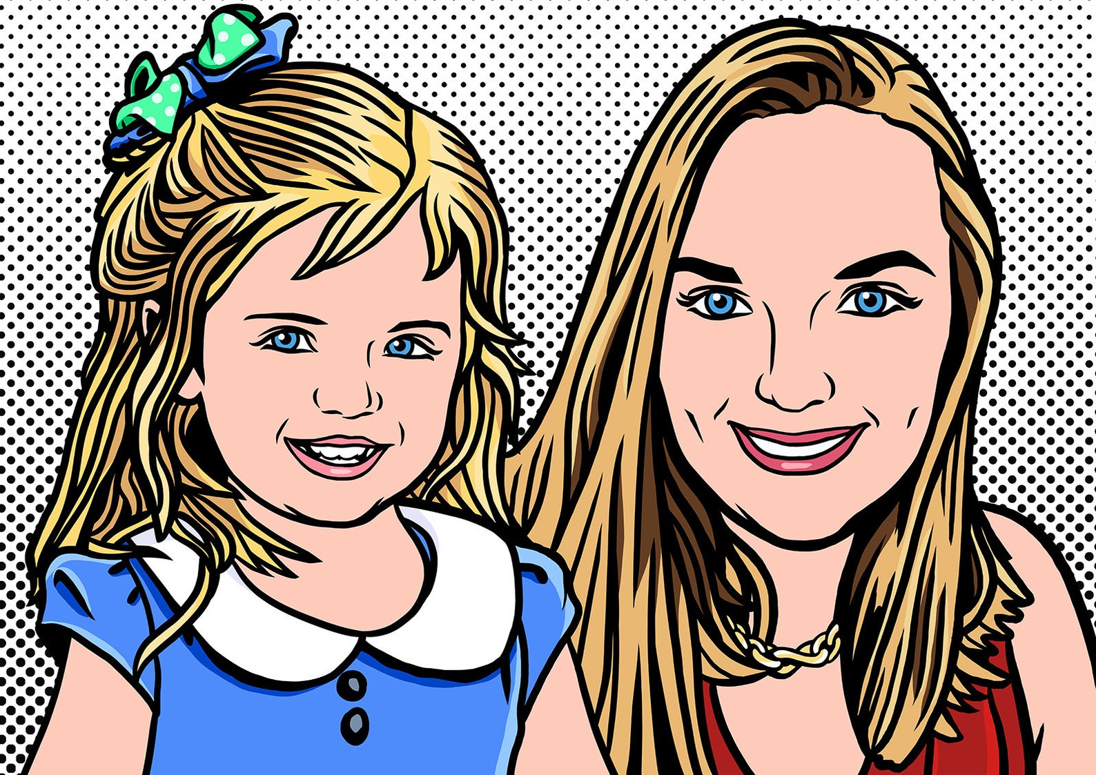 Custom Child Portrait in the POP ART Style for Digital Use and - Etsy ...