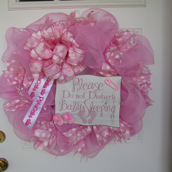 Baby Girl Wreath - Etsy
