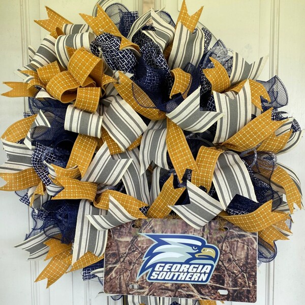 College Wreath - Etsy