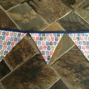 Owl Theme Design Flags / Pennant Banner / Garland / Bunting 9 Foot Long ...