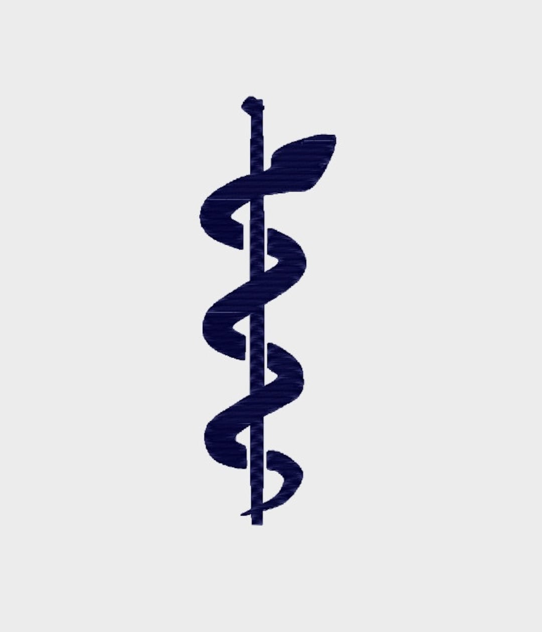 Doctor Staff-of-asclepius Medical Symbol Embroidery File in Multiple ...