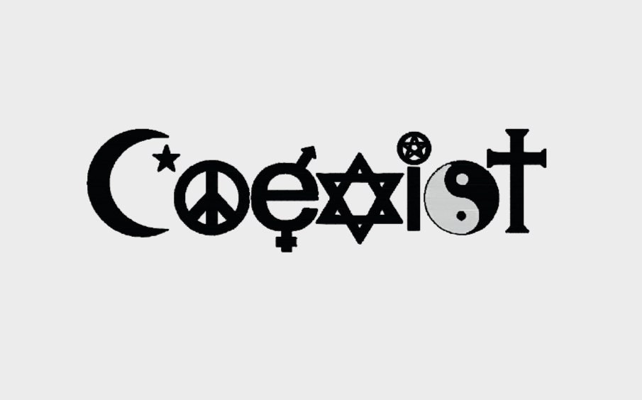 Coexist Sign Machine Embroidery File 5.0 x 1.4 in | Etsy