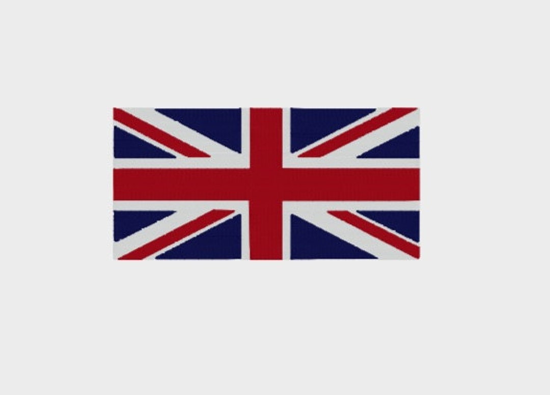 Union Jack Embroidery File in 3 Sizes (4", 5" & 6") and Multiple File ...