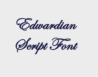 Edwardian Script - Etsy