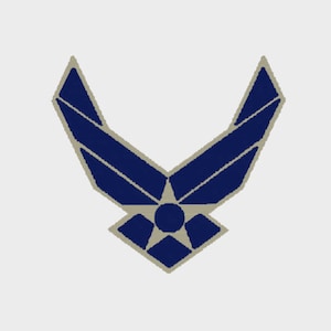 USAF Inspired Embroidery Machine Design in 4 Sizes to Fit 4" X 4" and 5 ...