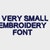 Comic Sans Embroidery Font in 6 Sizes (0.25", 0.5", 0.75", 1", 1.5" & 2 ...