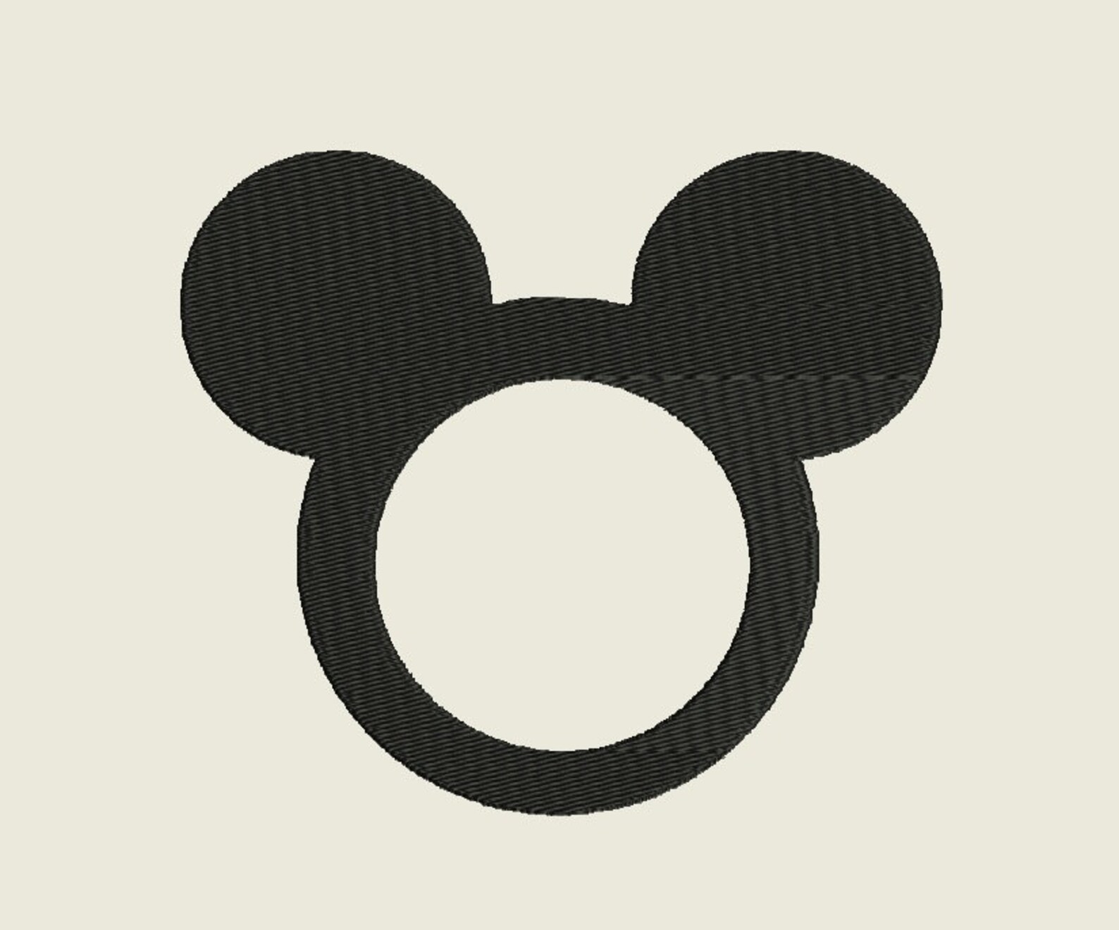 Mickey and Minnie Mouse Monogram Border Embroidery Files to Fit 4"x4 ...