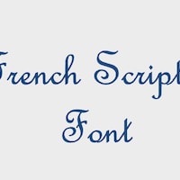 French Font - Etsy