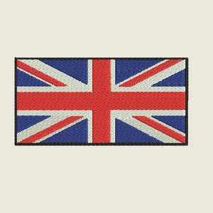 Union Jack Embroidery File in 3 Sizes (4", 5" & 6") and Multiple File ...