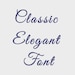 Classic Elegant Embroidery Machine Font in Multiple File | Etsy