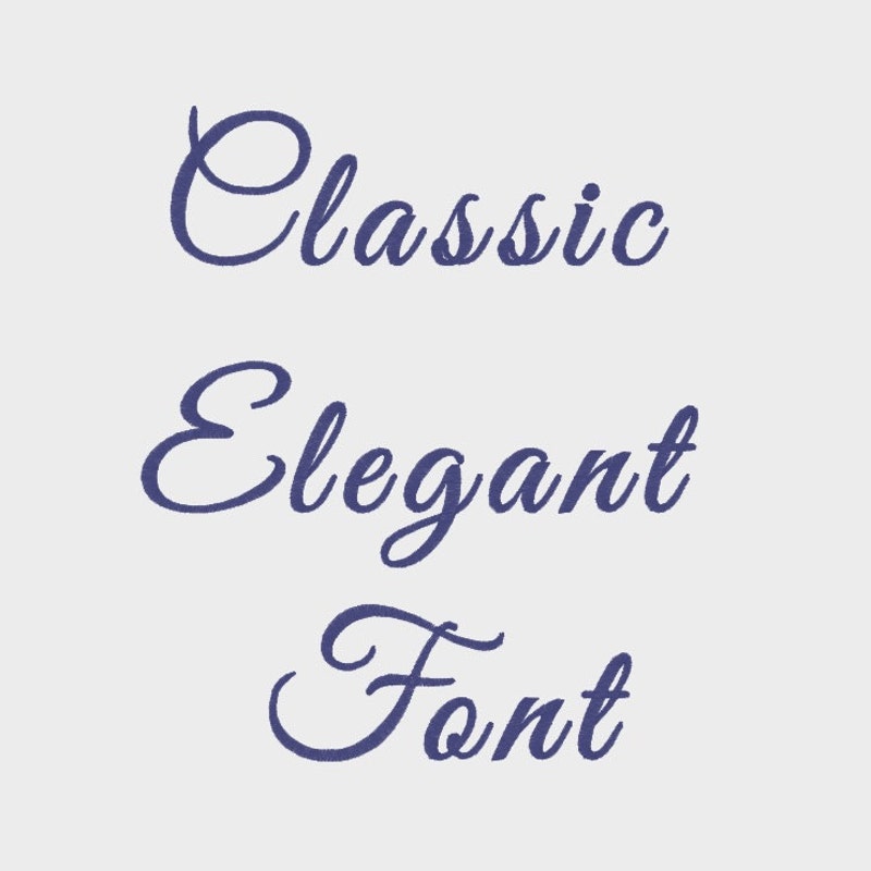 Classic Cursive Font - Etsy