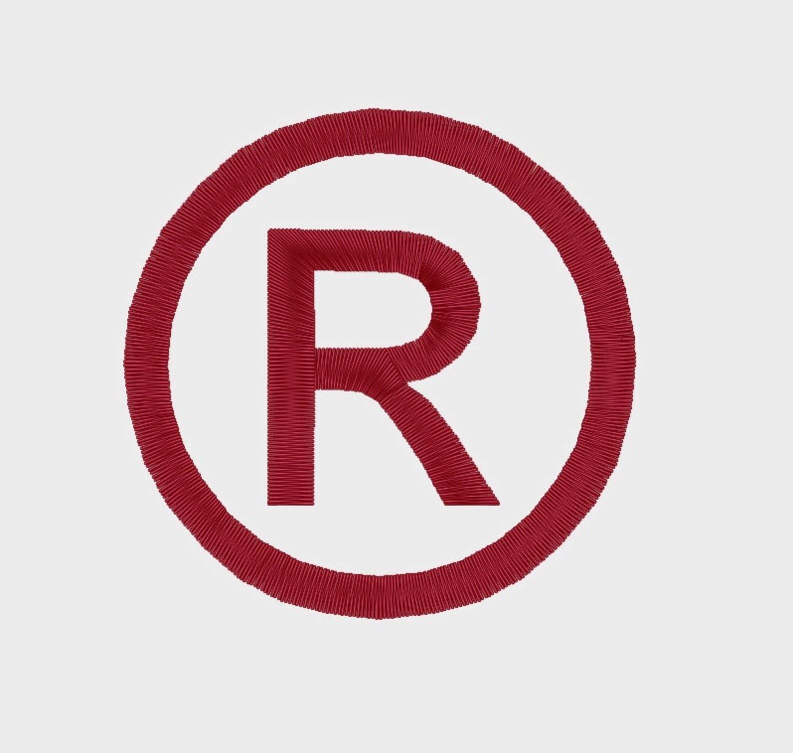 Registered Trademark Symbol in 11 Sizes (0.2" to 2.0") - INSTANT ...