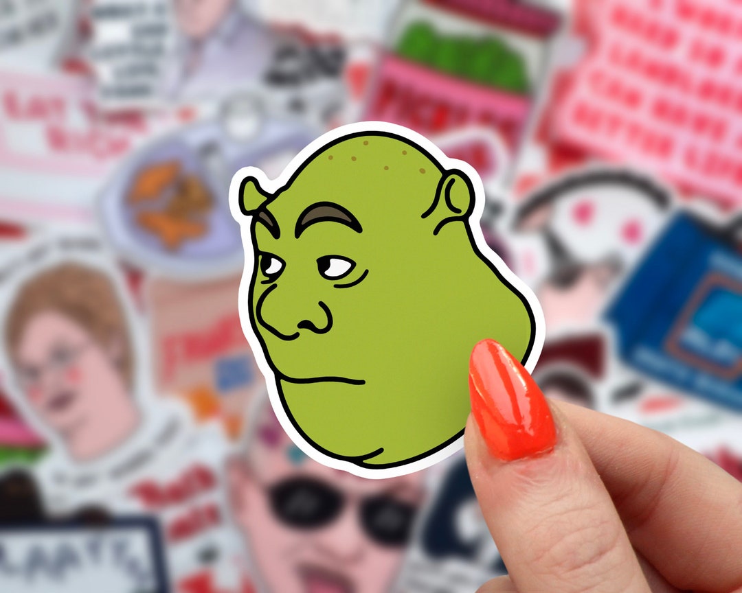 Meme // Vinyl Sticker // Glossy // Laptop Sticker, Phone Case Sticker ...