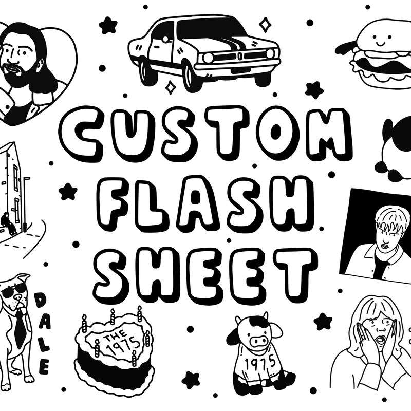 Tattoo Flash Art - Etsy