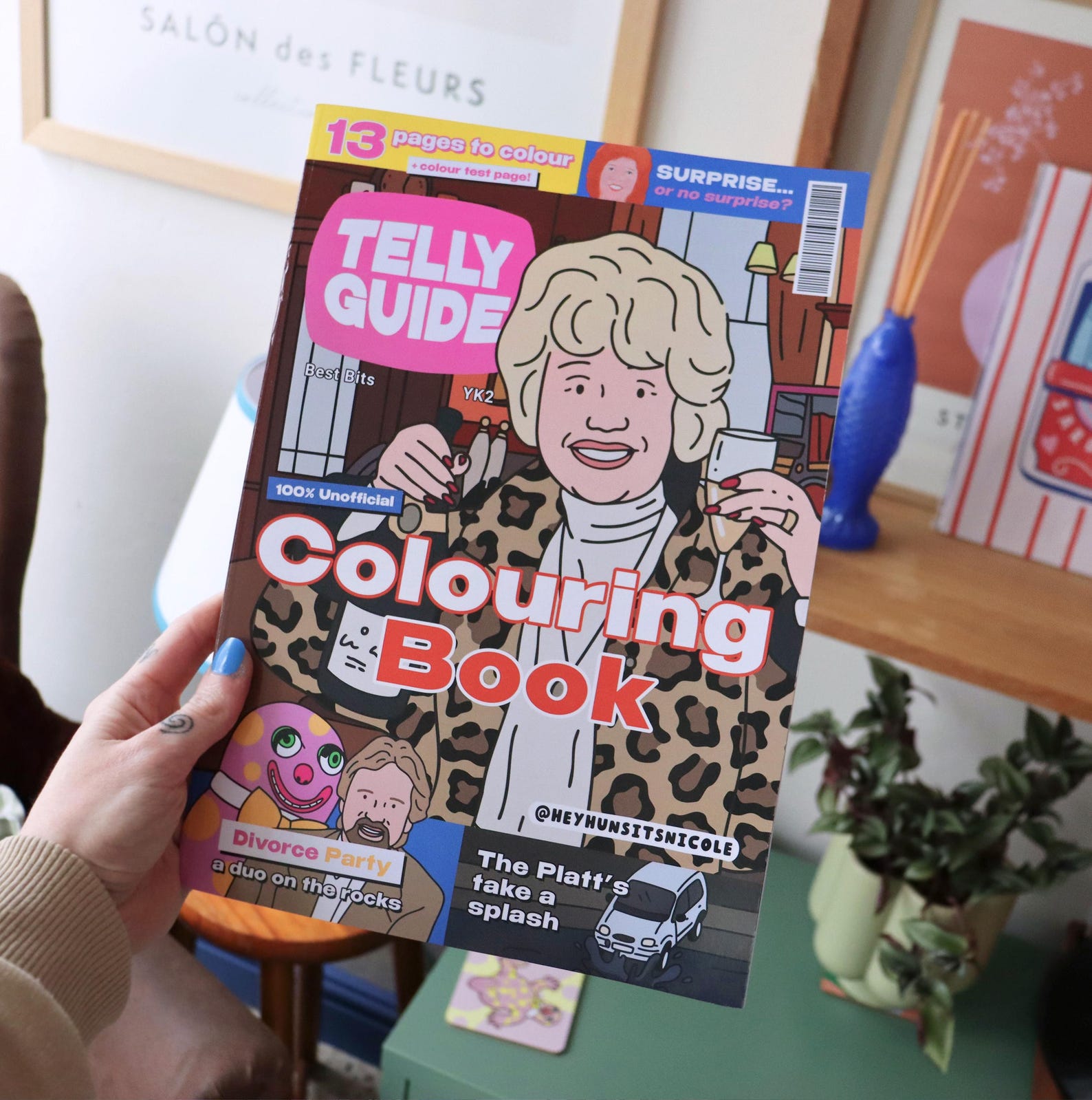 Colouring Book Volume 5 // TELLY GUIDE // Nostalgia Inspired Booklet ...
