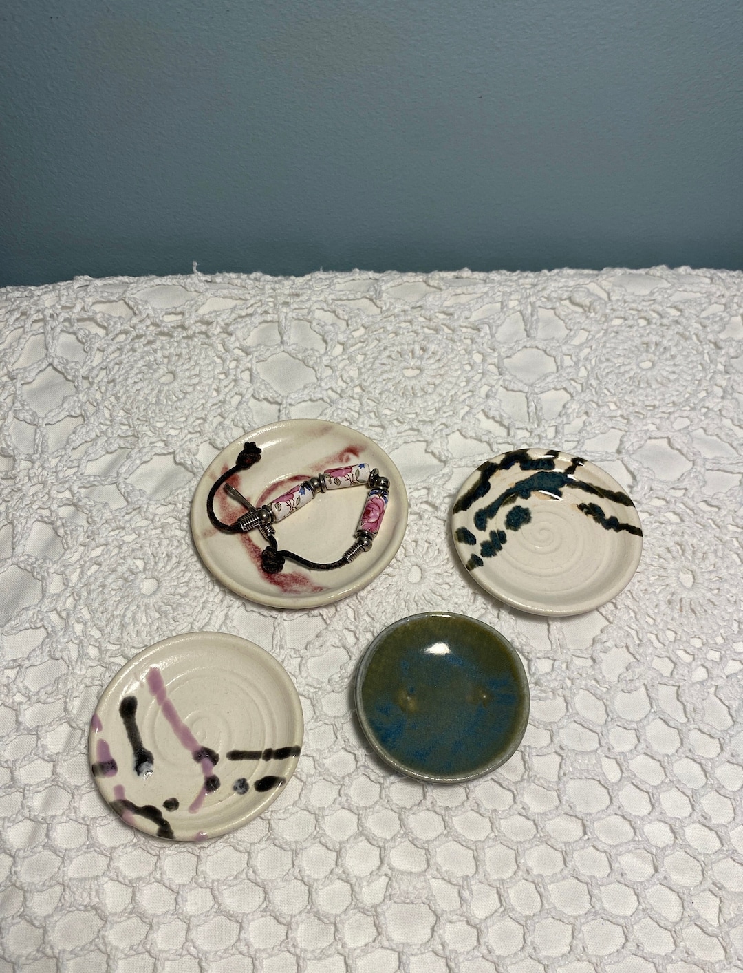 Tiny Handmade Pottery Dishes, Ceramic Jewelry Dish Small, Tapas Side Dish, Condiment Dish ...