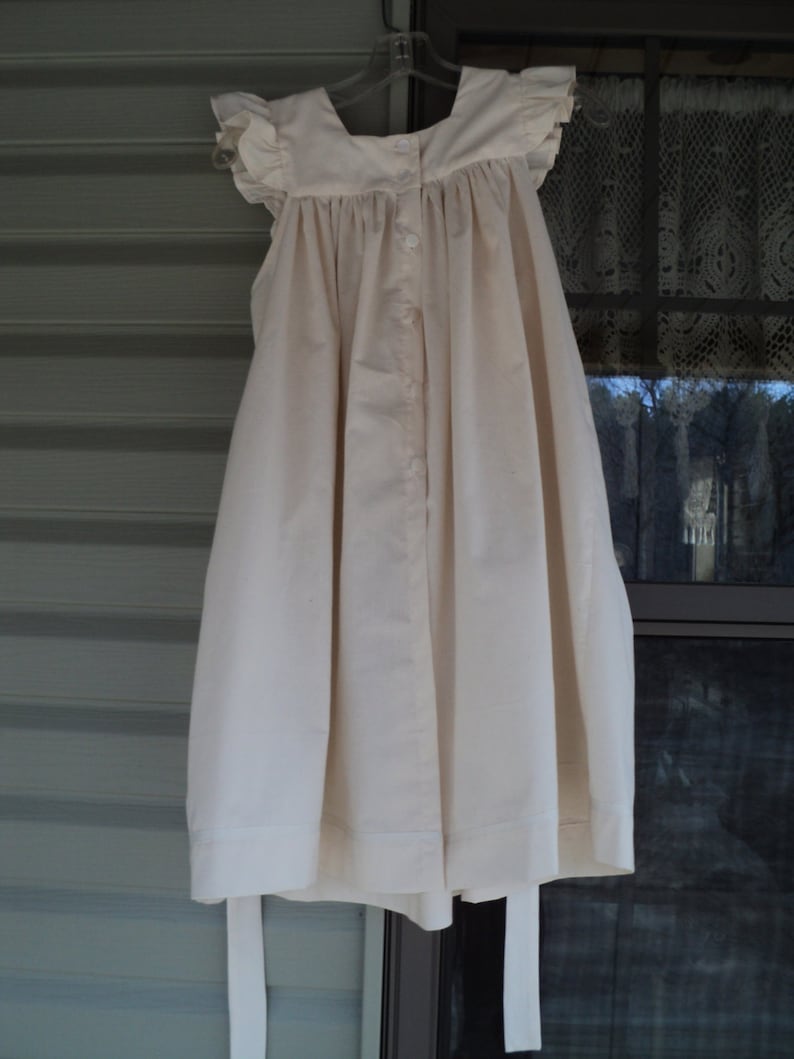 Handmade girl's Pinafore apron overdress old-fashioned | Etsy