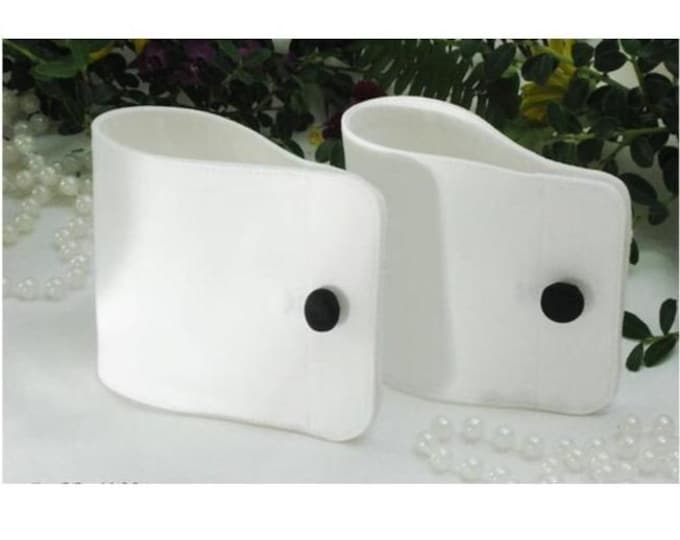 Dog Cuffs~non-slip Feature~dog Tuxedo~dog Cuffs With Satin Buttons to ...