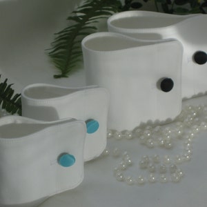Dog Cuffs~non-slip Feature~dog Tuxedo~dog Cuffs With Satin Buttons to ...