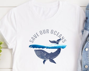 Save the Oceans Shirt, Save the Oceans Shirt, Save the Ocean T-shirt ...