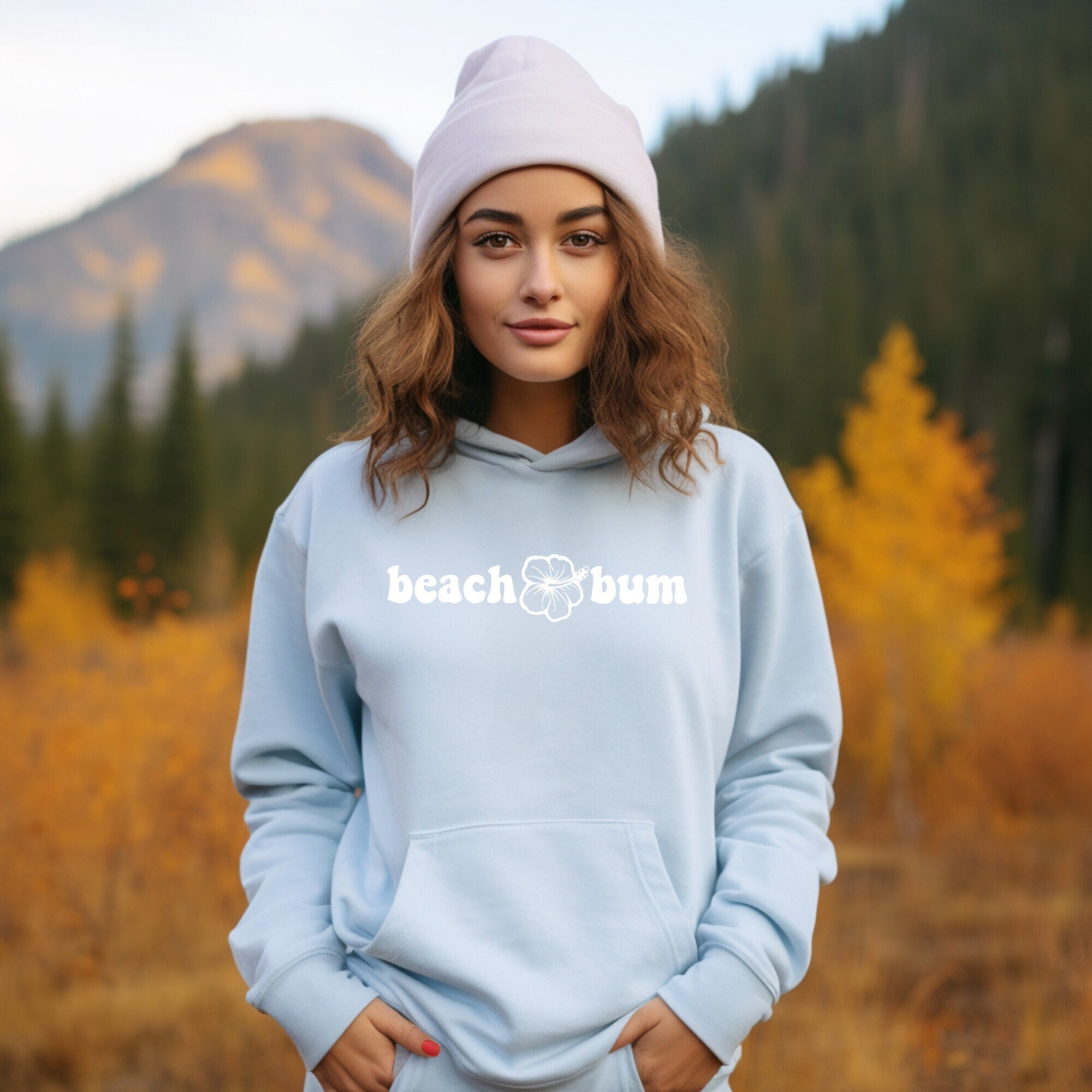 Beach Bum Hoodie | Beach Cover-up | Cute Beach Sweatshirt | Aloha Beach ...