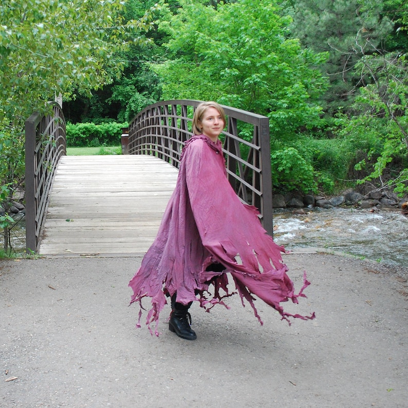 Phantom Cape a Long Light Weight Cape With Hood - Etsy