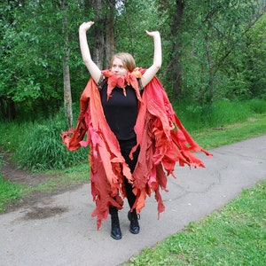 Flame Cut Wild Cape - Etsy