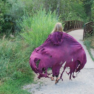 The Wicked Cape a Long Cape With Hood - Etsy