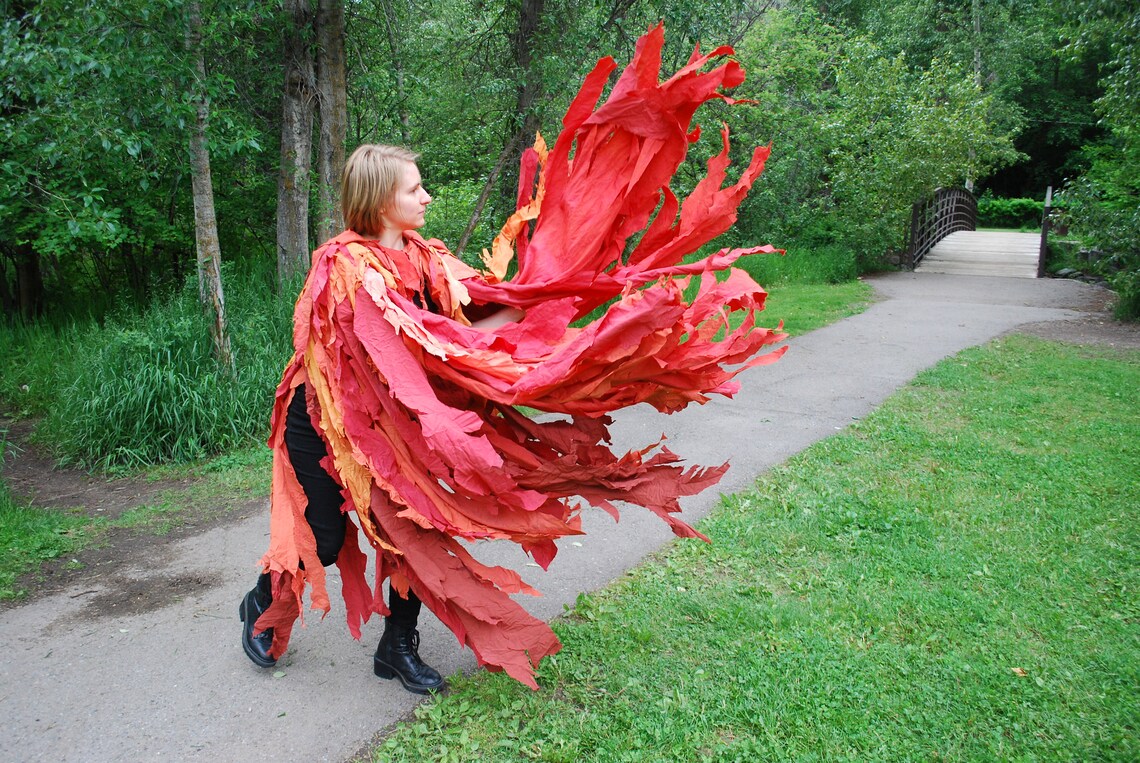 Flame Cut Wild Cape - Etsy