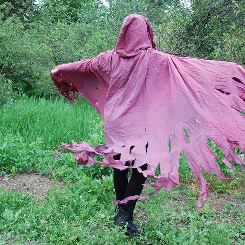 The Wicked Cape a Long Cape With Hood - Etsy