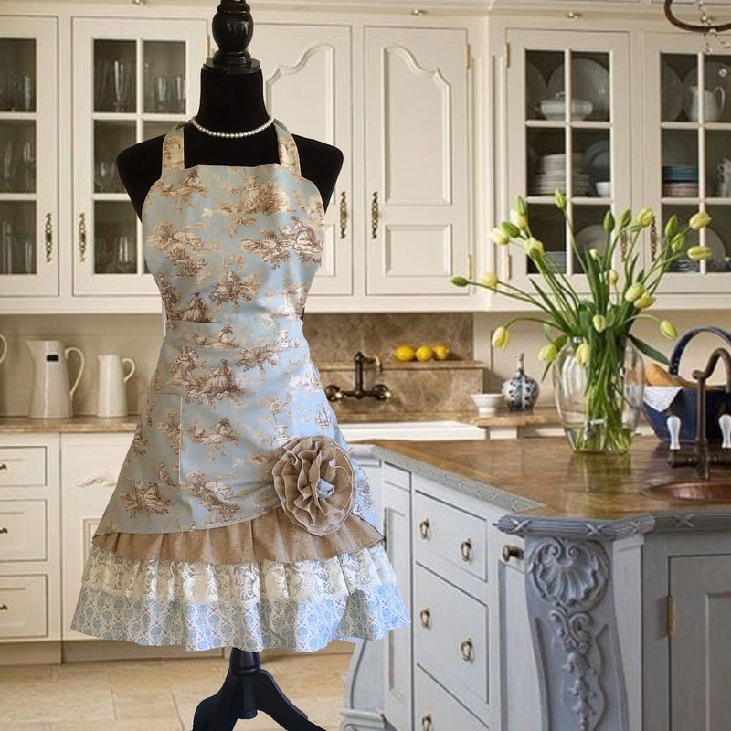 Ruffled Apron - Etsy