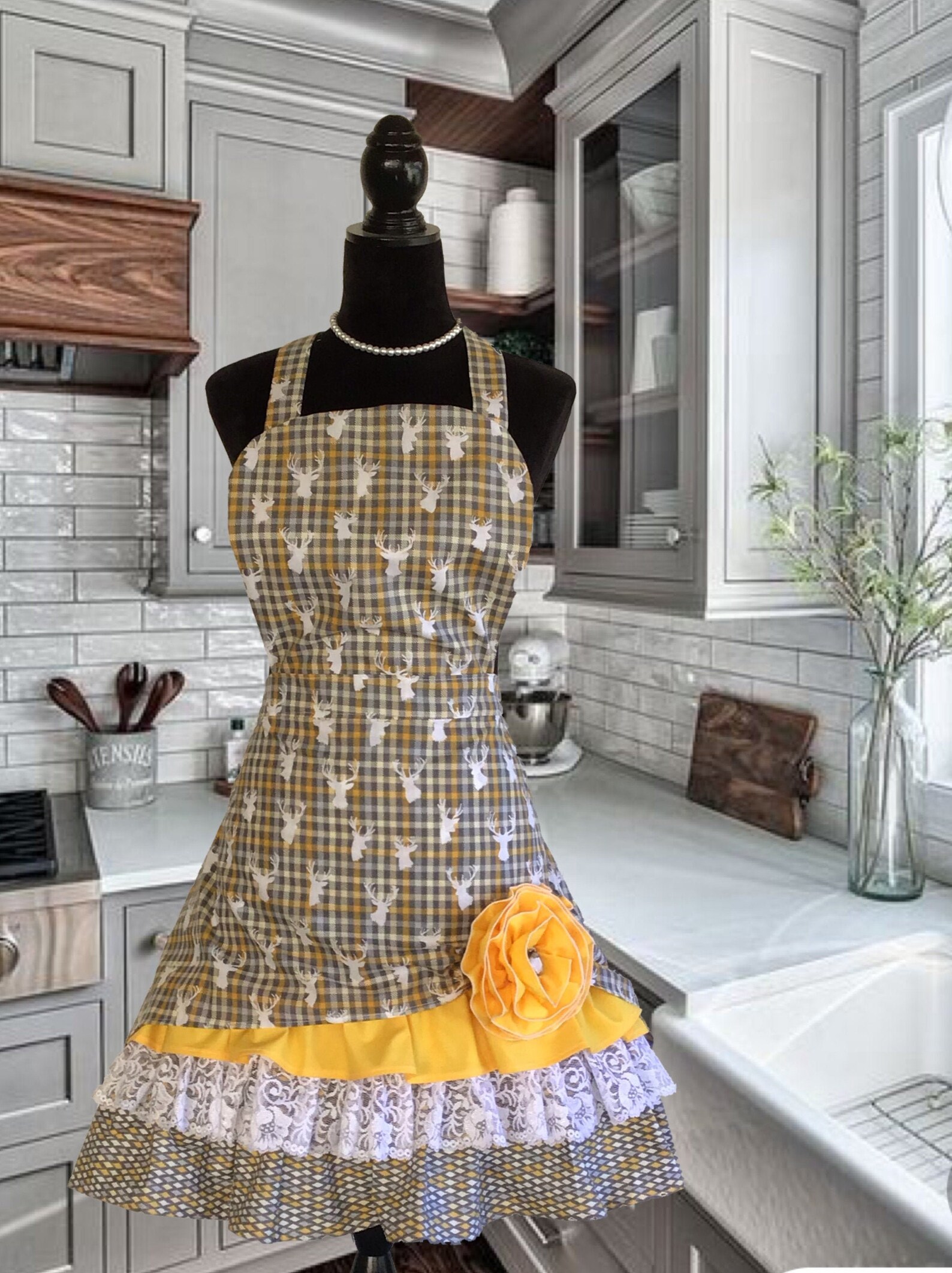 Farmhouse Womens Apron Aprons for Women Flirty Aprons Sexy - Etsy