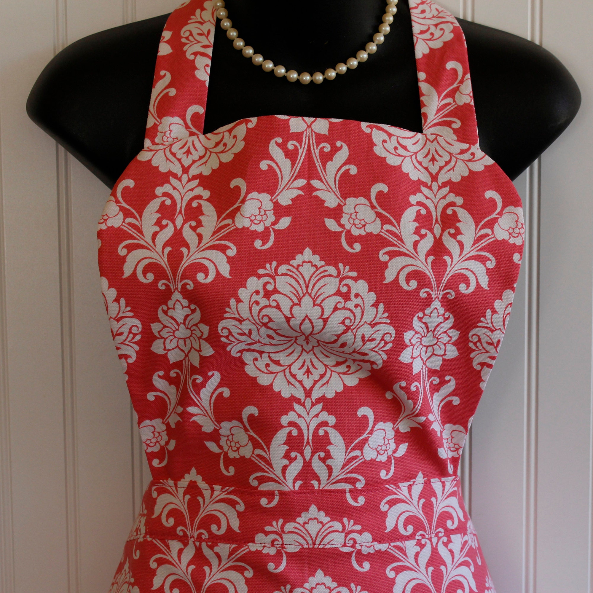 Apron for Women in Retro Style Apron With Pockets Apron With | Etsy