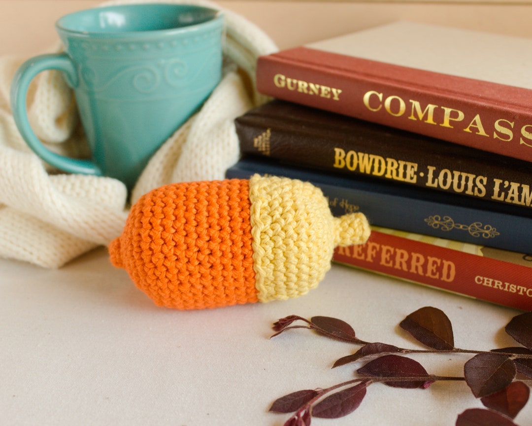 Acorn Stress Ball, Fidget Toy, Anxiety Relief Gift, Crochet Sensory ...