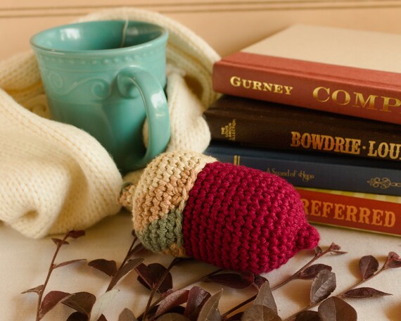 Acorn Stress Ball Fidget Toy Anxiety Relief Gift Crochet - Etsy