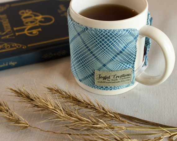 Reusable Fabric Mug Cozy Mug Warmer Drink Sleeve Coffee/tea | Etsy