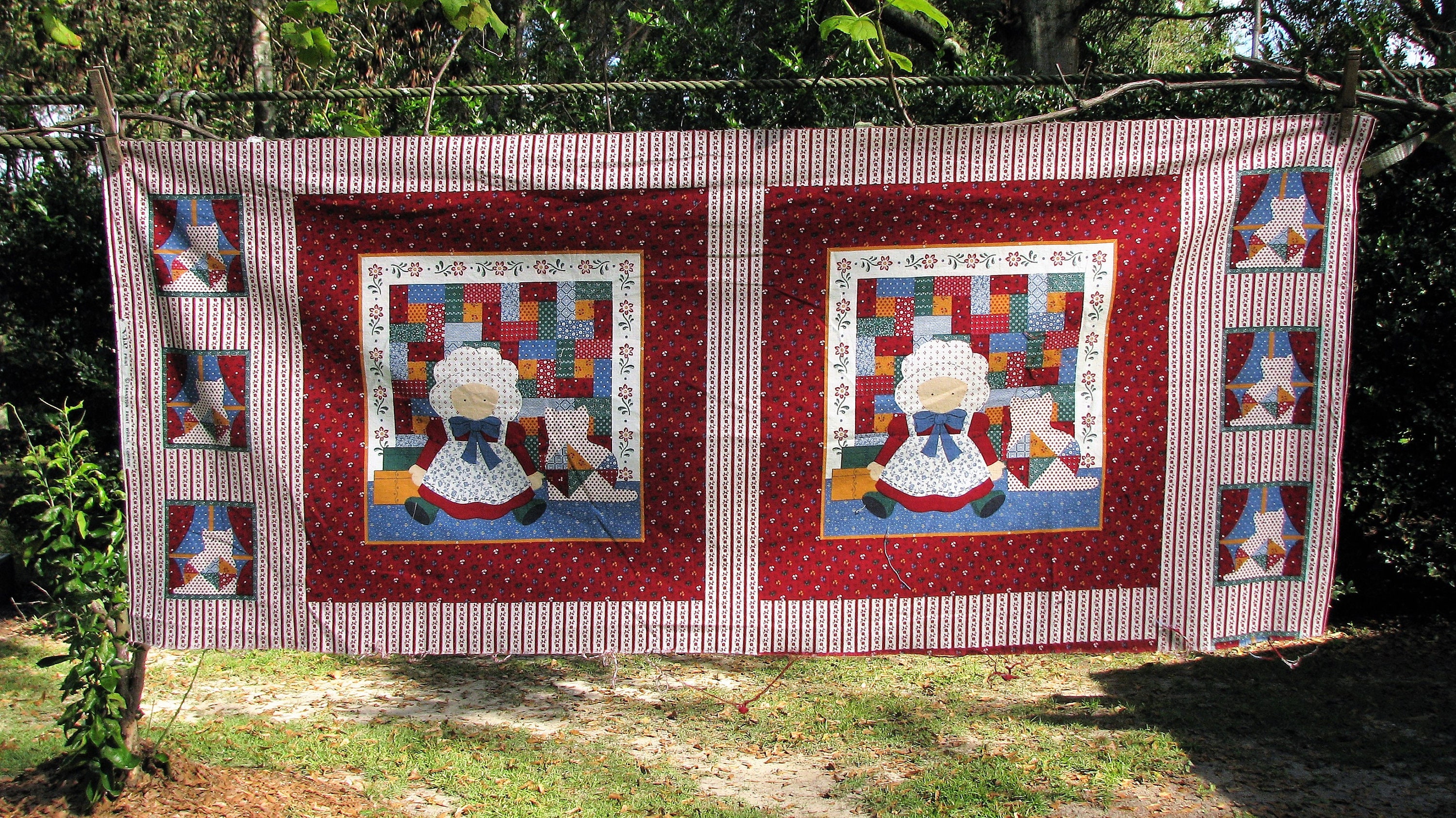 Cheater Quilt, Cranston Prints, Pre-printed Quilt Fabric, Cheat ...