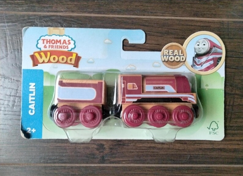Thomas and Friends Train Wooden Caitlin - Etsy