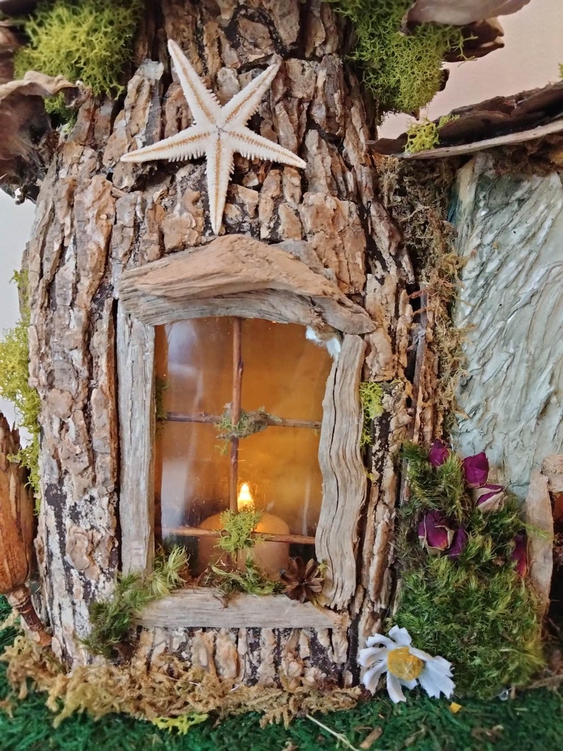 Fairy Garden House Handmade forest Cottage - Etsy